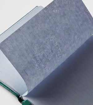 Smythson Mara Leather Soho Notebook - Blue