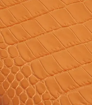 Smythson Mara Leather Chelsea Notebook - Orange
