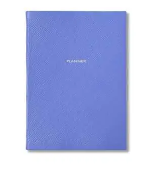 Smythson Leather Soho Planner - Purple