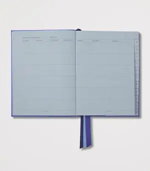 Smythson Leather Soho Planner - Purple
