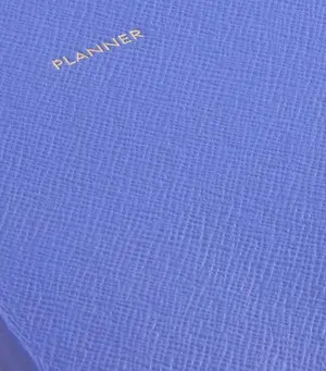 Smythson Leather Soho Planner - Purple