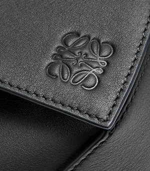 Loewe Leather Puzzle Belt Bag - Black