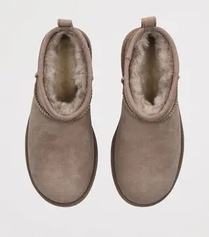 UGG Suede Ultra Mini Boots - Brown