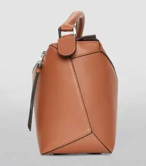 Loewe Leather Puzzle Edge Top-handle Bag - Brown