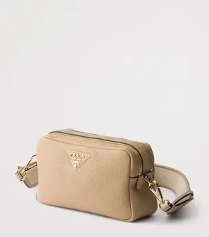 Prada Leather Cross-body Bag - Neutral