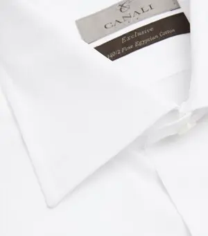 Canali Egyptian Cotton Slim-fit Shirt - White