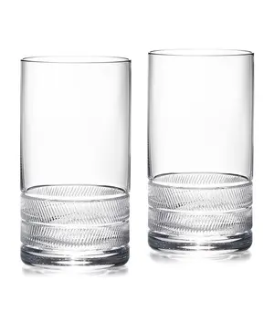 Ralph Lauren Remy Highball Glasses - Clear