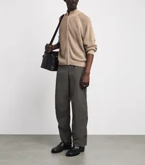 LE17SEPTEMBRE Open-knit Zip-up Cardigan
