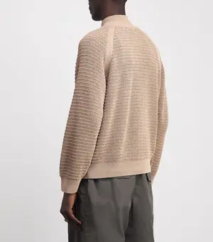 LE17SEPTEMBRE Open-knit Zip-up Cardigan