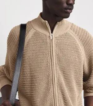 LE17SEPTEMBRE Open-knit Zip-up Cardigan