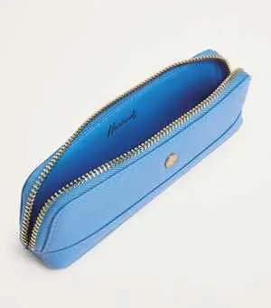Harrods Slim Leather Pencil Case
