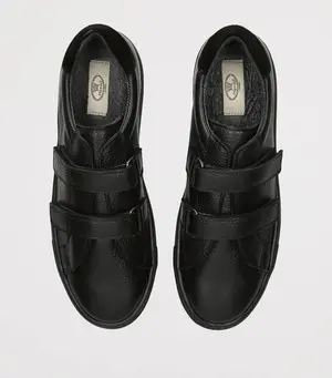 PAPOUELLI Leather Atlas Sneakers - Black