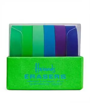 Harrods No Mistakes Erasers - Blue
