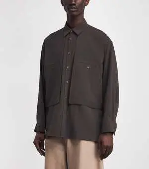 LE17SEPTEMBRE Panelled Oversized Shirt