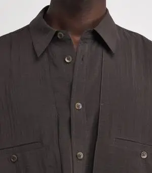 LE17SEPTEMBRE Panelled Oversized Shirt