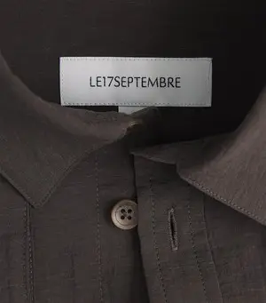 LE17SEPTEMBRE Panelled Oversized Shirt