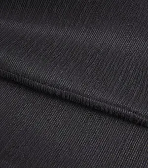 Eskandar Silk Plissé Flared Trousers