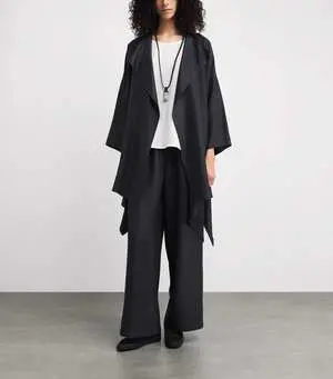 Eskandar Silk Plissé Jacket