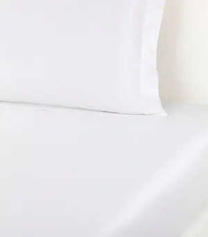 YVES DELORME COUTURE Prodige King Fitted Sheet - White