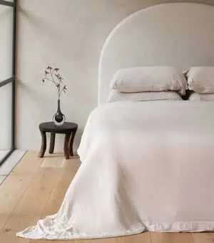 SHELEP Merino Jersey Super King Fitted Sheet - Ivory