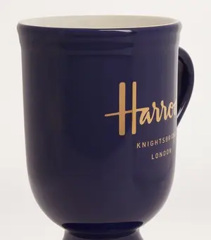 Harrods Pedestal Mug - Navy