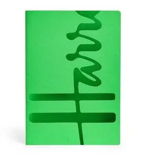Harrods Logo A4 Notebook - Green