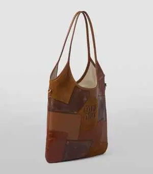 Miu Miu Ivy Patchwork Tote Bag