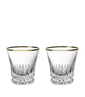 VILLEROY & BOCH Crystal Grand Royal Gold Tumblers - Clear