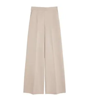 Max Mara Jersey Wide-leg Trousers