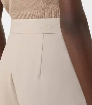 Max Mara Jersey Wide-leg Trousers