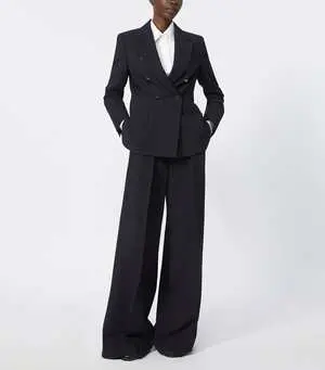 Max Mara Virgin Wool Double-breasted Blazer