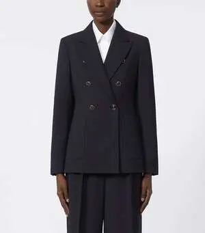 Max Mara Virgin Wool Double-breasted Blazer
