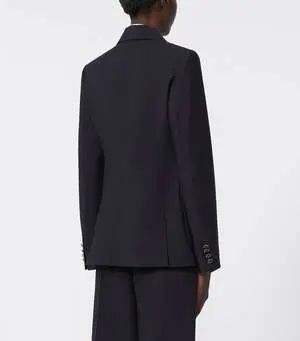Max Mara Virgin Wool Double-breasted Blazer