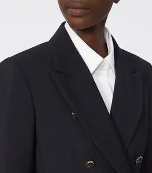 Max Mara Virgin Wool Double-breasted Blazer