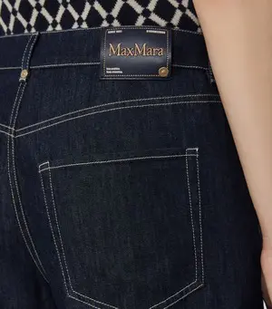 Max Mara Turn-up-hem Wide-leg Jeans
