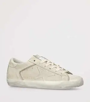 GOLDEN GOOSE Super Star Suede Sneakers - Beige