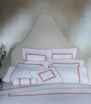 PRATESI Treccia Oxford Pillowcase - Orange