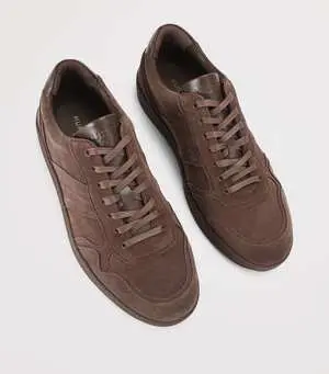 Kurt Geiger Suede Lloyd Drench Sneakers - Brown