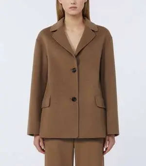 Max Mara Virgin Wool Single-breasted Coat