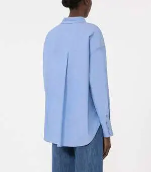Max Mara Cotton Oxford Shirt - Blue