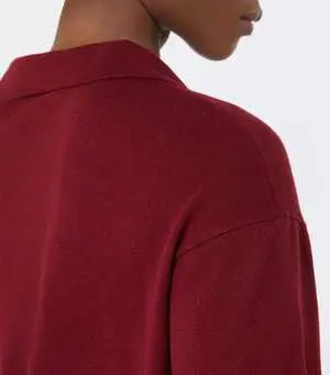 Max Mara Wool Polo-collar Sweater - Red