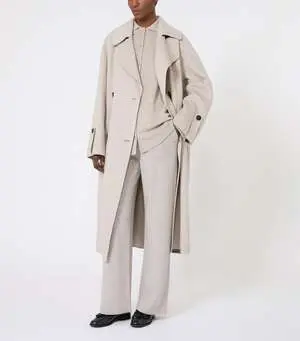 Max Mara Wool-cashmere Collared Cardigan - Beige