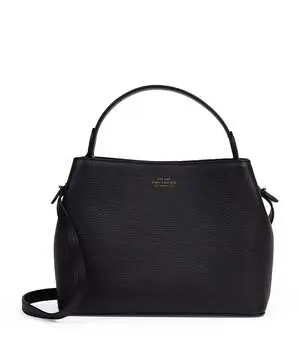 Smythson Ludlow Leather Day Top Handle Bag