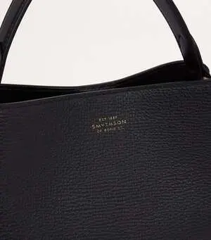 Smythson Ludlow Leather Day Top Handle Bag