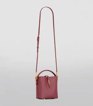 Saint Laurent Mini Le 37 Bucket Bag - Red