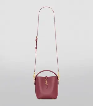 Saint Laurent Mini Le 37 Bucket Bag - Red