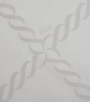 PRATESI Treccia King Flat Sheet - Grey