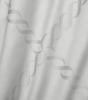PRATESI Treccia King Flat Sheet - Grey