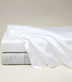 PRATESI Treccia King Flat Sheet - Grey