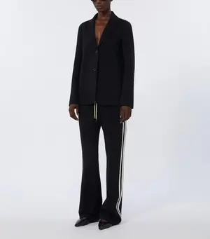 Max Mara Cotton-blend Flared Sweatpants
